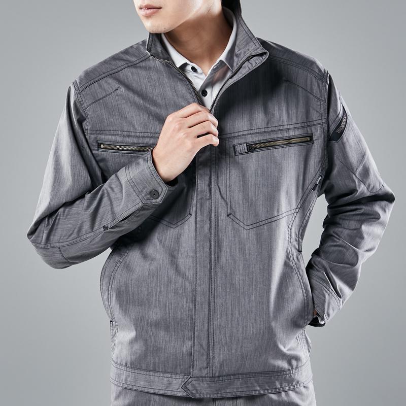 TS DESIGN LIGHT TEC ロングスリーブジャケット 5306 (男女兼用) 春夏 遮熱 UVカット ストレッチ 吸水速乾 SS-6L DESIGN【3L、4L、5L、6Lは割増 ...