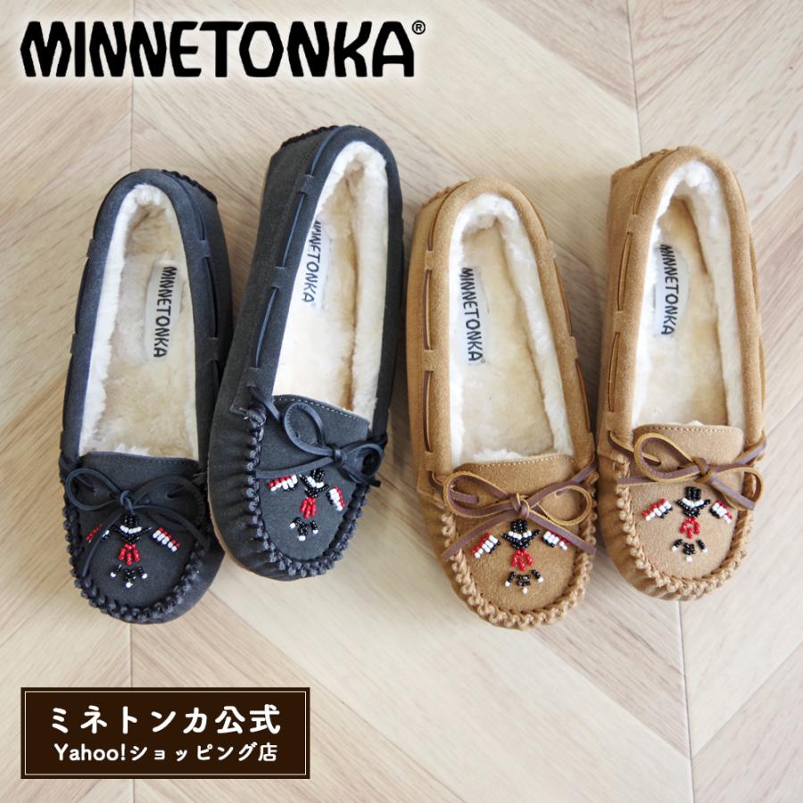 Minnetonka（ミネトンカ） 【ミネトンカ 公式】MINNETONKA ファーモカシン【CALLY THUNDERBIRD ...