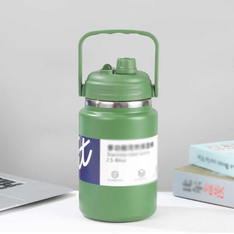 水筒 2.5L 2L 1.5L 大容量 ステンレス 保冷 真空断熱 スポーツジャグ 直飲み ハンドル付き 大人 子供 2.5リットル 2リットル : minoakaYahoo!店 - 通販 ...