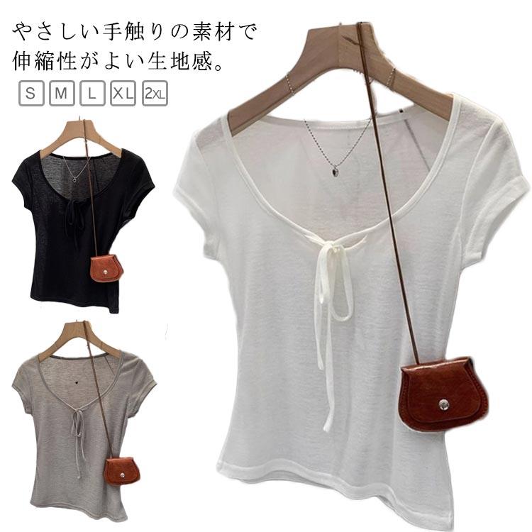 レディース Tシャツ フレンチスリーブ トップス ノースリーブ 春 夏 薄手 重ね着 tシャツ プルーオーバー 夏物 無地 ゆったり オフィ : minoakaYahoo!店 - 通販 ...