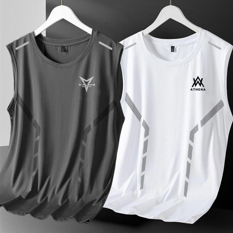 涼しい タンクトップ 冷感タンクトップ メンズ スポーツ インナーシャツ アイスシルク 夏用 ひんやり 下着 シームレス 接触冷感 アンダーウェア 涼 : minoakaYahoo!店 ...