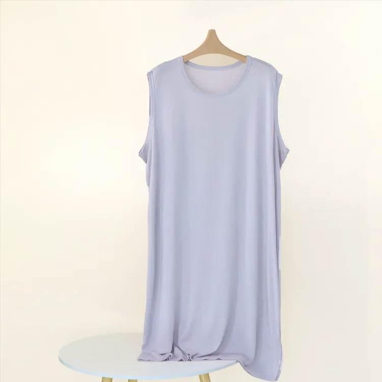 ルームウェア ノースリーブ メンズ レディース ルームワンピース 大きいサイズ 夏 薄手 パジャマ 部屋着 ロング丈 通気性 ナイトウェア リラックス : minoakaYahoo!店 ...