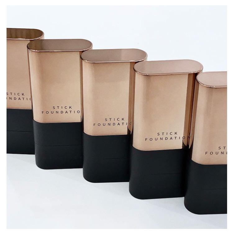 スティックファンデーション 2本セット スティックファンデ スティックタイプ 手が汚れない ファンデーション 簡単 手軽 携帯用 ベース ブラシ付き : minoakaYahoo!店 - 通販 ...