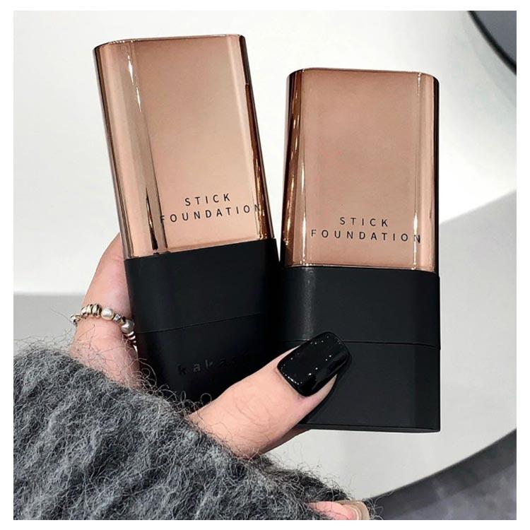 スティックファンデーション 2本セット スティックファンデ スティックタイプ 手が汚れない ファンデーション 簡単 手軽 携帯用 ベース ブラシ付き : minoakaYahoo!店 - 通販 ...