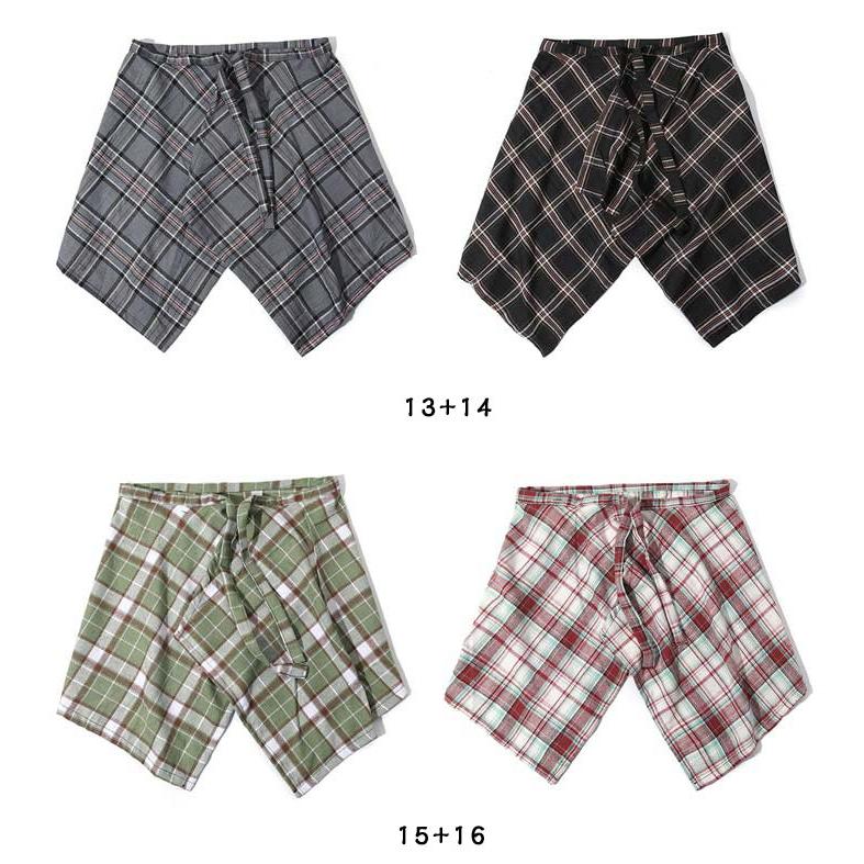 腰回り 付け裾 大きいサイズ jazz つけ裾 腰巻き風スカート キュロットスカート 2枚セット レディース チェック柄 シャツ 重ね着風 ヒ : minoakaYahoo!店 - 通販 ...