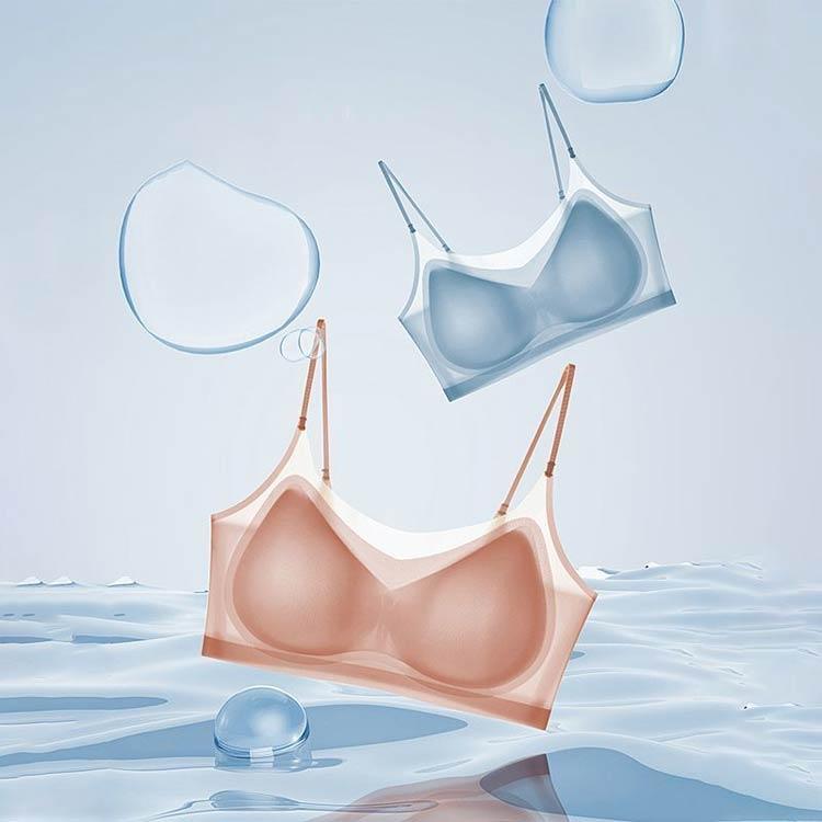 2枚セット COOL超冷感 極薄エアースルーブラ ブラジャー アイスシルク インナーウェア 美胸ブラ ノンワイヤー レースブラ 美背ブラ シームレス : minoakaYahoo!店 - 通販 ...