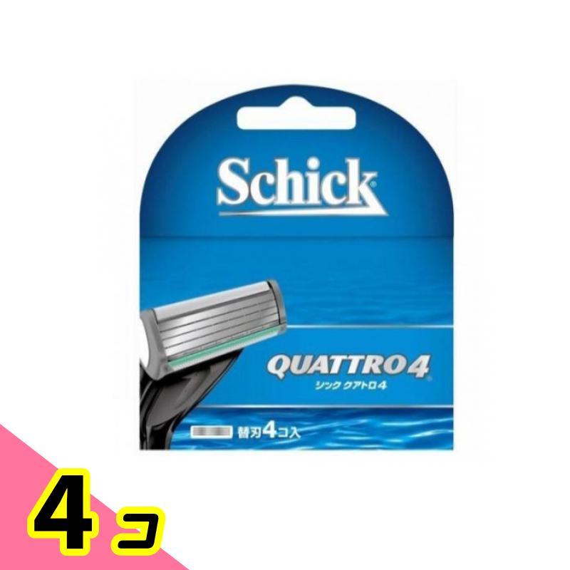 schick Schick(シック) クアトロ4 替刃 4個入 4個セット : みんなのお薬ビューティ&コスメ店 - 通販 - Yahoo!ショッピング