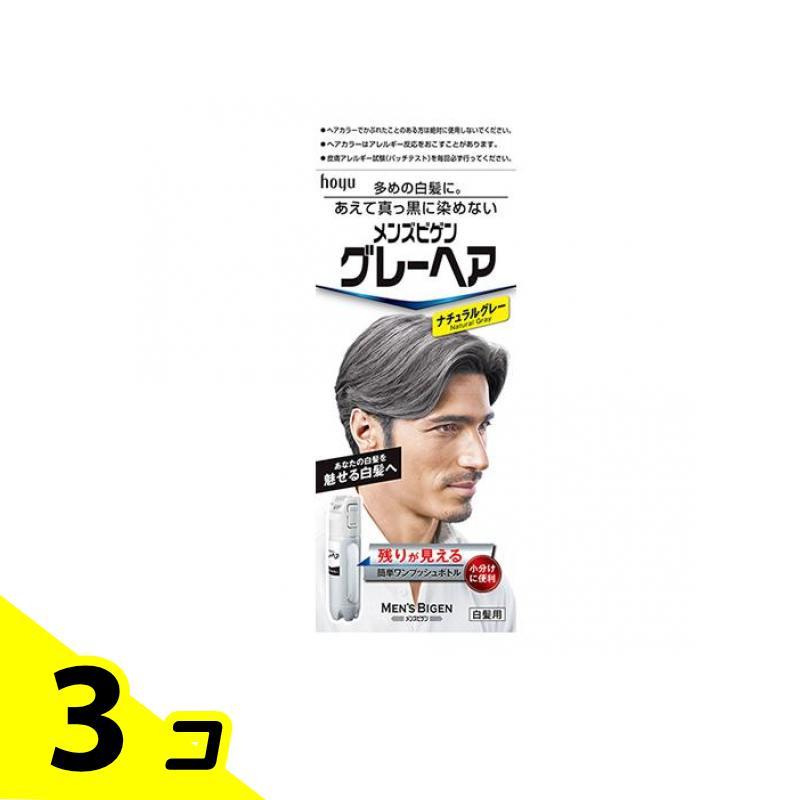 メンズビゲン グレーヘア ナチュラルグレー 40g (+40g) 3個セット : 10216-3-e : みんなのお薬バリュープライス - 通販 - Yahoo!ショッピング
