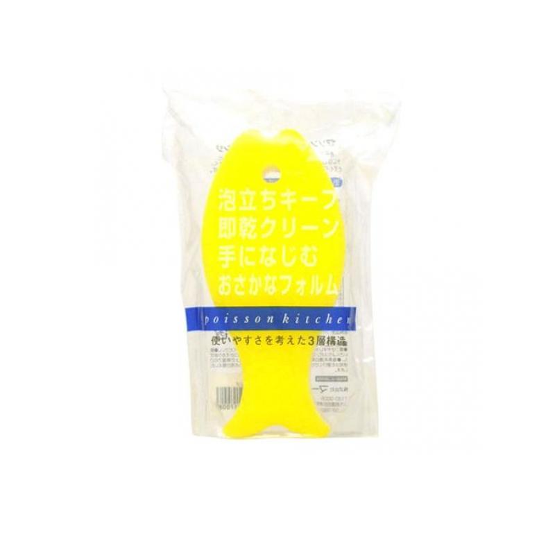 marna マーナ キッチン用おさかなスポンジ K170 LY ライトイエロー 1個入 (1個) : みんなのお薬バリュープライス - 通販 - Yahoo!ショッピング