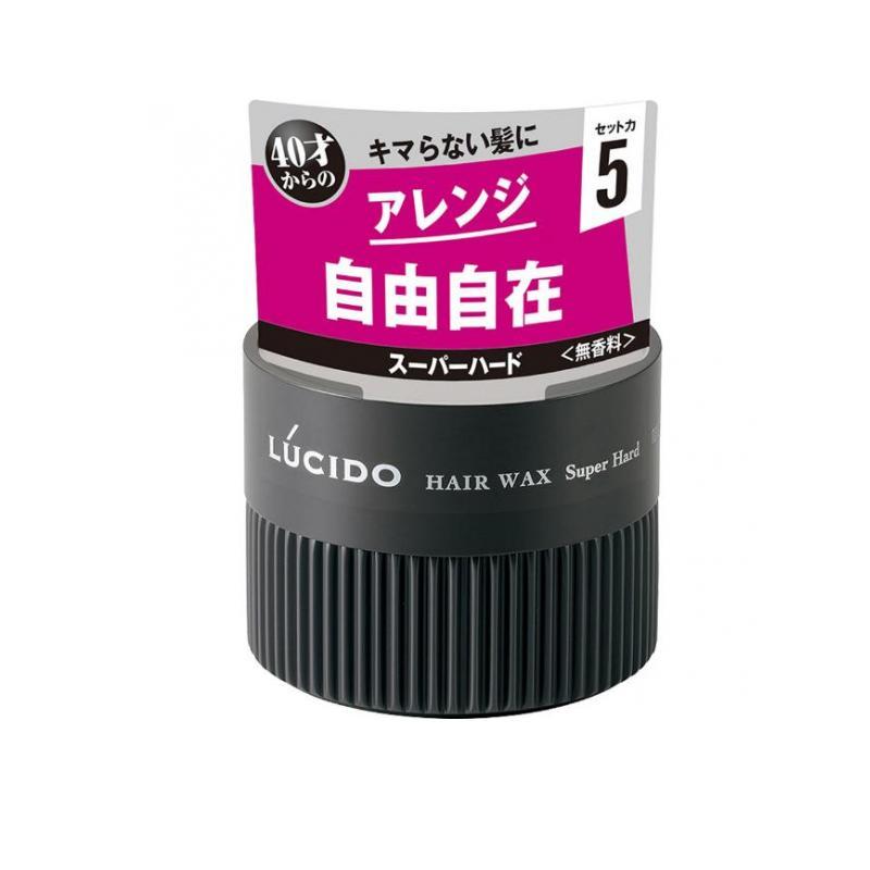 mandom LUCIDO(ルシード) ヘアワックス スーパーハード 80g (1個) : みんなのお薬バリュープライス - 通販 - Yahoo!ショッピング
