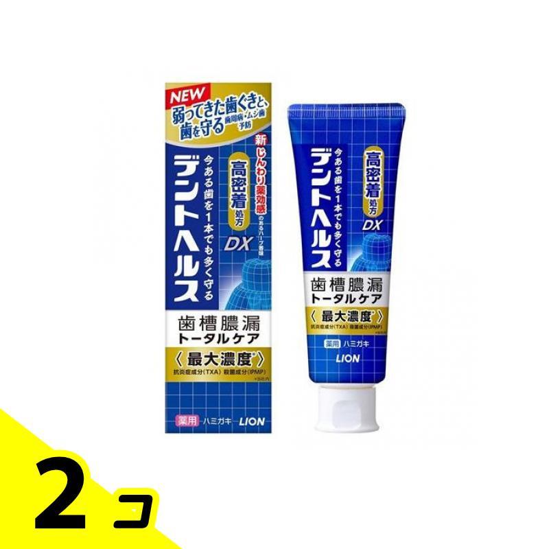 LION デントヘルス 薬用ハミガキ DX 85g 2個セット : みんなのお薬バリュープライス - 通販 - Yahoo!ショッピング