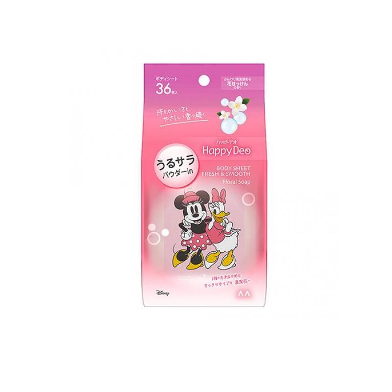 mandom マンダム ハッピーデオ ボディシートうるサラ 花せっけん 36枚入 (1個) : みんなのお薬バリュープライス - 通販 - Yahoo!ショッピング