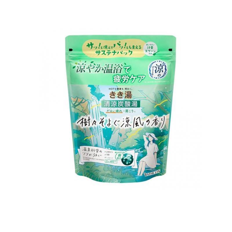 バスクリン きき湯 清涼炭酸湯 樹々そよぐ涼風の香り 約12回分 360g (1個) : みんなのお薬バリュープライス - 通販 - Yahoo!ショッピング