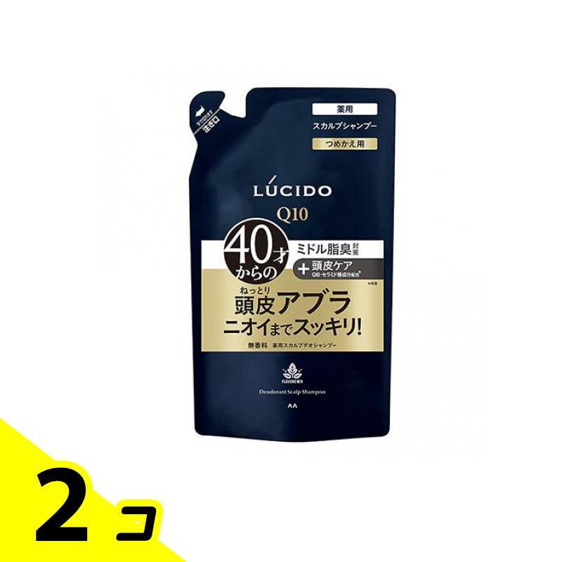 mandom LUCIDO ルシード 薬用スカルプデオシャンプー 詰め替え用 380mL メンズ ニオイ 40才 頭皮ケア 加齢臭 2個セット : みんなのお薬バリュープライス - 通販 ...