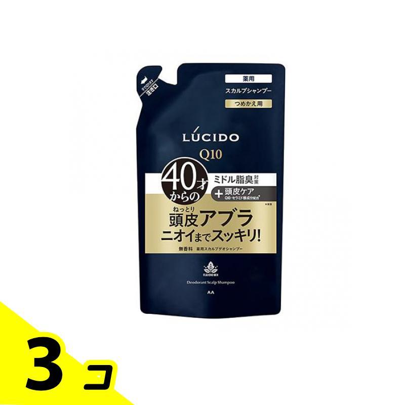 mandom LUCIDO ルシード 薬用スカルプデオシャンプー 詰め替え用 380mL メンズ ニオイ 40才 頭皮ケア 加齢臭 3個セット : みんなのお薬バリュープライス - 通販 ...