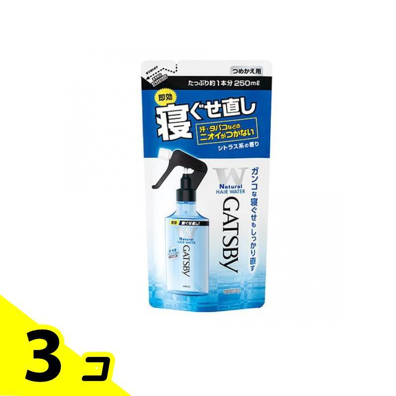 mandom（マンダム） ギャツビー(GATSBY) 寝ぐせ直しウォーター 250mL (詰め替え用) 3個セット : みんなのお薬バリュープライス(みんなのお薬) - 通販 - Yahoo ...