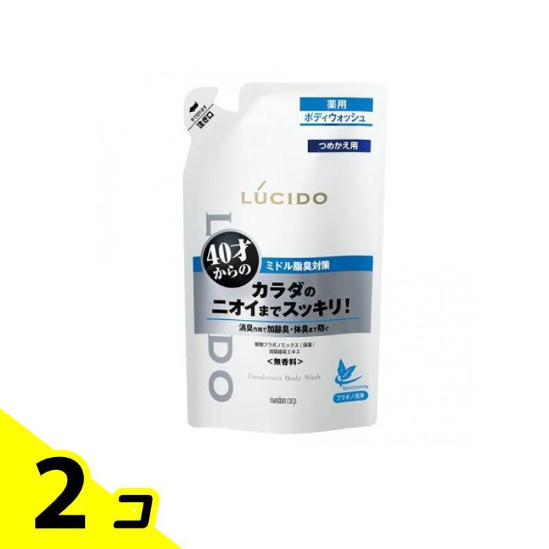 ボディソープ メンズ デオドラント 体臭 マンダム ルシード LUCIDO 薬用デオドラント ボディウォッシュ 詰め替え用 380mL 2個セット : 8542-2-e : みんなのお薬 ...