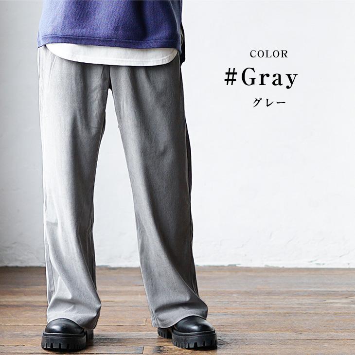 MinoriTY コーデュロイパンツ メンズ ホワイト ワイドパンツ 春 MinoriTY コーデュロイパンツ メンズ ホワイト ワイドパンツ 春