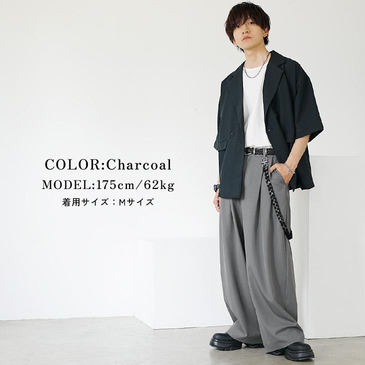 MinoriTY スラックス メンズ ワイドパンツ タック ゆったり きれいめ バギーパンツ 無地 おしゃれ ずぼん minority : MinoriTY Yahoo!店 - 通販 ...