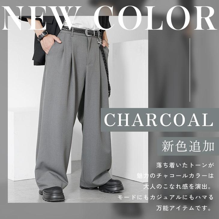 MinoriTY スラックス メンズ ワイドパンツ タック ゆったり きれいめ バギーパンツ 無地 おしゃれ ずぼん minority : MinoriTY Yahoo!店 - 通販 ...