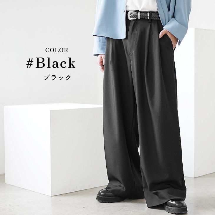 MinoriTY スラックス メンズ ワイドパンツ タック ゆったり きれいめ バギーパンツ 無地 おしゃれ ずぼん minority : MinoriTY Yahoo!店 - 通販 ...
