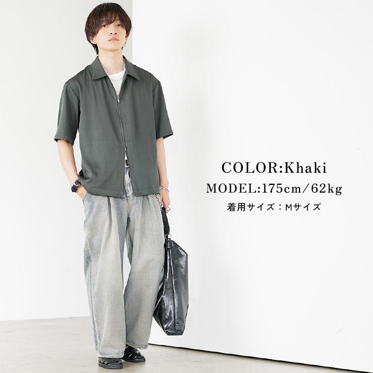 MinoriTY シャツ メンズ 半袖 半袖シャツ ダブルジップ ジッパー 襟付きシャツ 襟 夏 シンプル minority : MinoriTY Yahoo!店 - 通販 - Yahoo ...