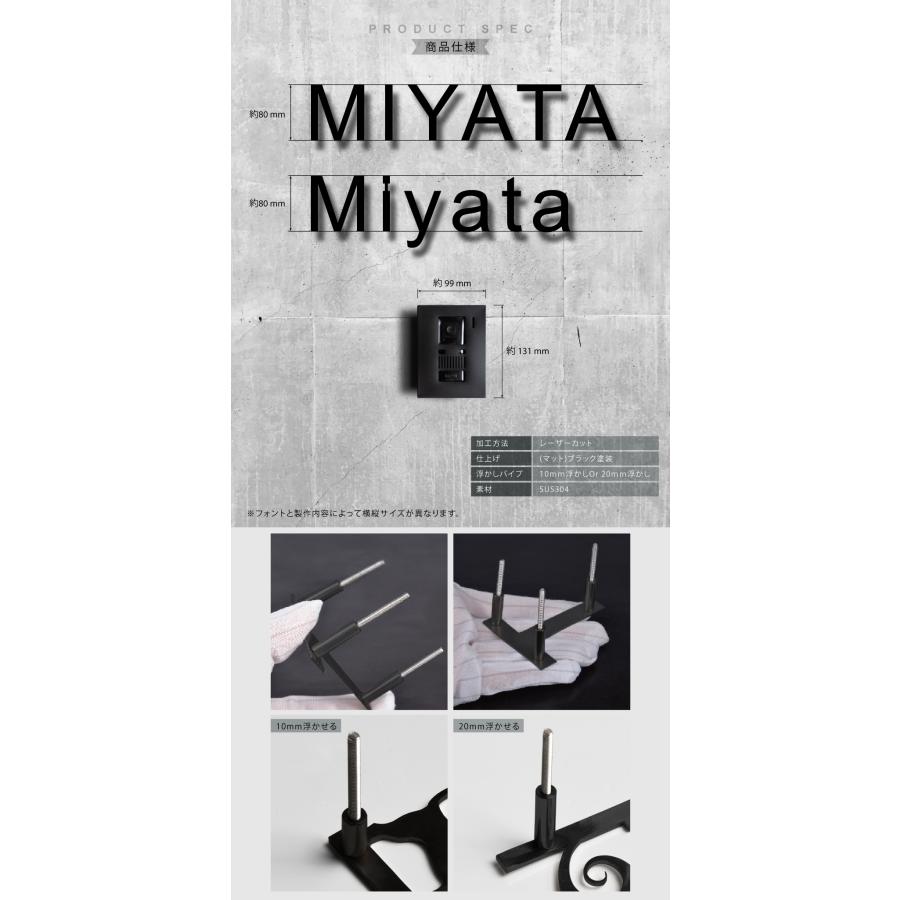 【必要な文字数でご注文してください】表札 ステンレス 切り文字 バラ文字 80mm角 戸建て ルームナンバー ksk-eng-80-bk : ミノル商事 - 通販 - Yahoo!ショッピング