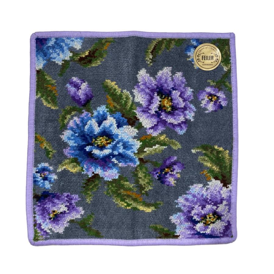 feiler FEILER フェイラー タオルハンカチ 25cm 花柄 AMETHYST BLOOM グレー 限定品 : minoya - 通販 - Yahoo!ショッピング