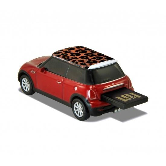 Mini Cooper S ミニクーパー Safari サファリレッド（レオパード） 16GB USBメモリー650343 :650343 ...