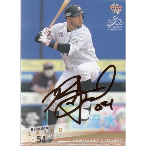 20BBM 2ndバージョン レアード 金箔サインパラレル 100枚限定 : スポーツカードミント博多駅前店 - 通販 - Yahoo!ショッピング