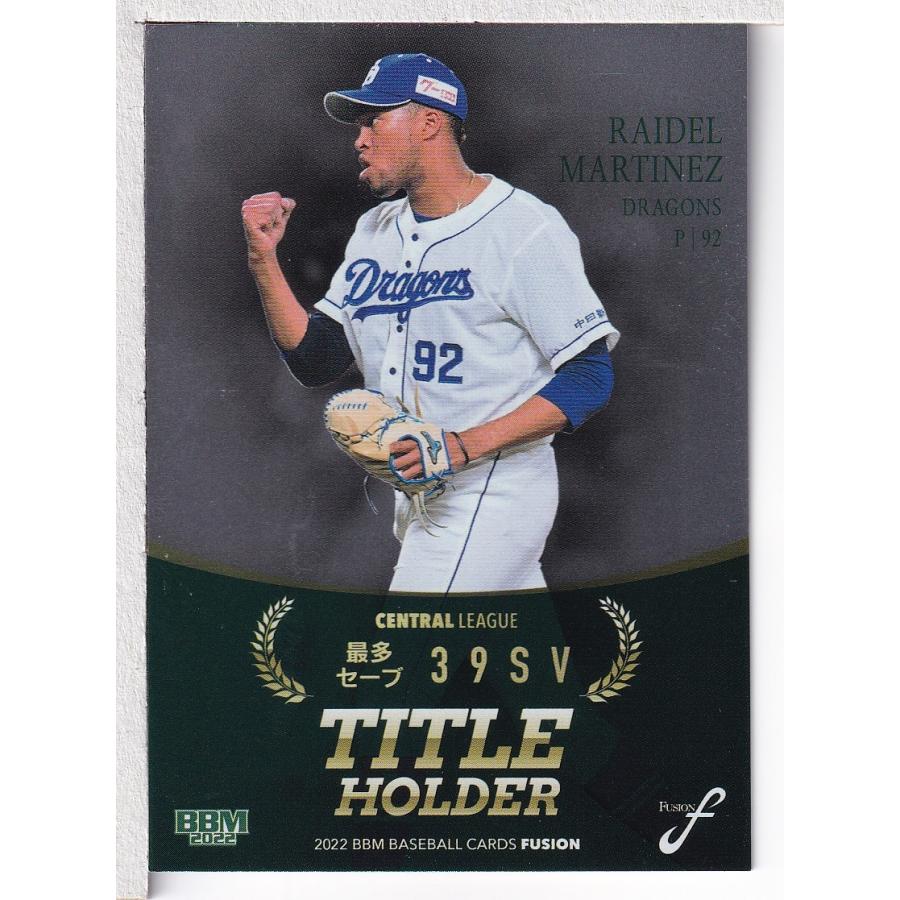 22BBM FUSION R.マルティネス タイトルホルダーパラレル 最多勝 200枚限定 : スポーツカードミント博多駅前店 - 通販 ...