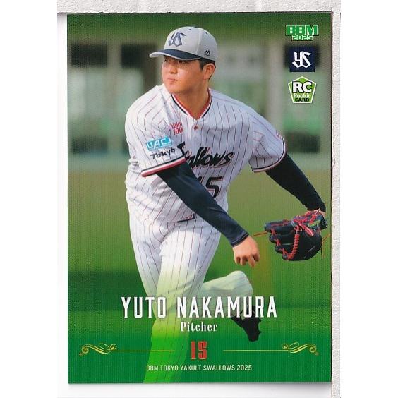 25BBM ヤクルトスワローズ 中村優斗 レギュラーカード バリエーション版 ルーキー : スポーツカードミント博多駅前店 - 通販 - Yahoo!ショッピング
