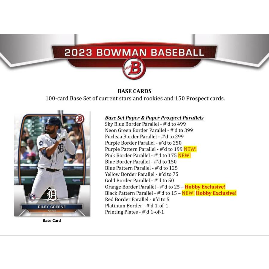 MLB 2023 TOPPS BOWMAN BASEBALL HOBBY :10027738:スポーツカード&カードゲームショップ MINT - 通販 - Yahoo!ショッピング