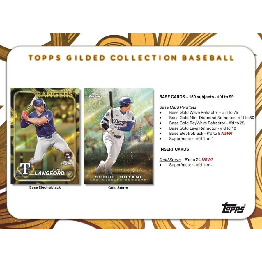 MLB 2024 TOPPS GILDED COLLECTION HOBBY : 10032005 : カードショップMINT - 通販 ...