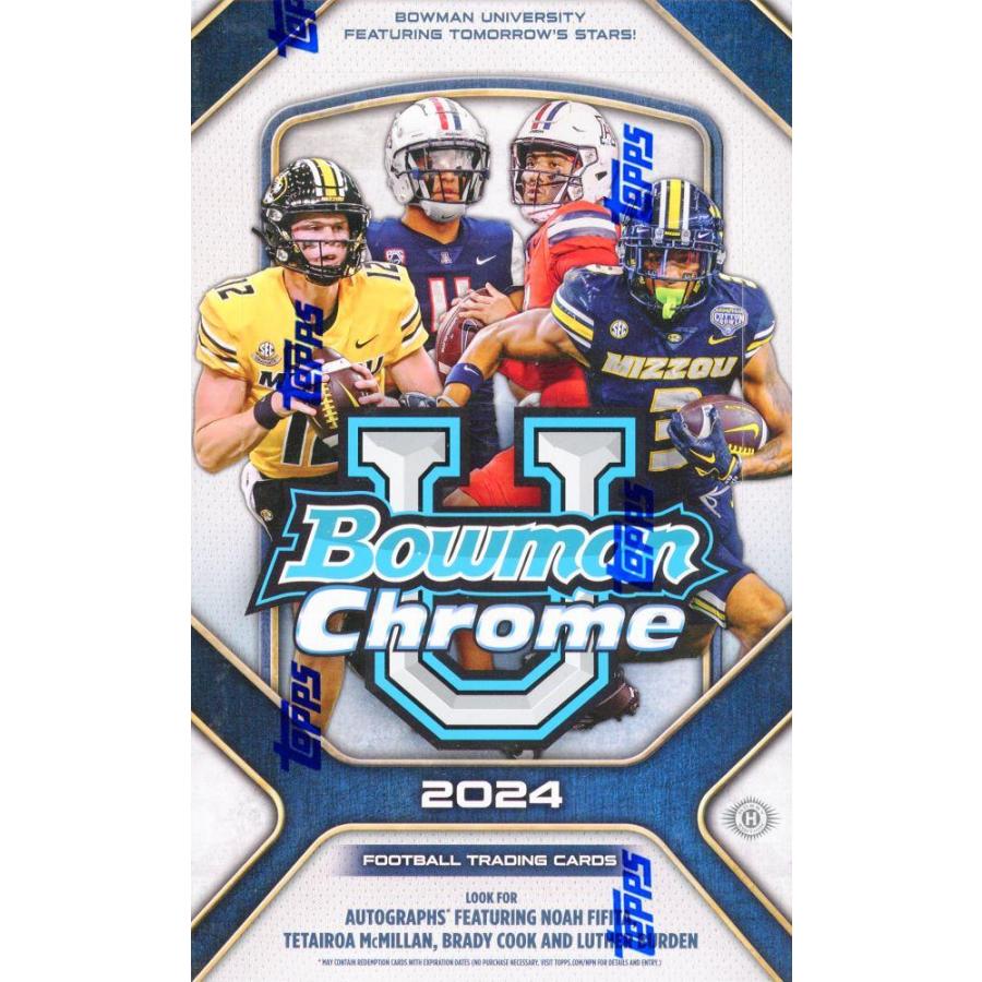 NFL 2024 TOPPS BOWMAN UNIVERSITY CHROME HOBBY[1カートン] : 10032606 : カード ...