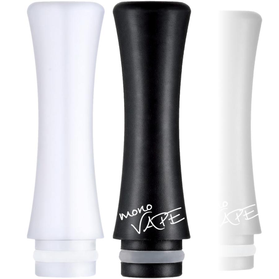 MONOVAPE ドリップチップ 510 ベイプ マウスピース 510規格 drip tip テフロン 素材 vape 用 mv012(B.W ...