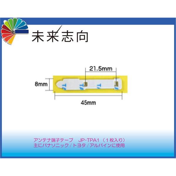 フィルムアンテナ貼り替え用端子テープ パナソニック用 JP-TPA1 : 未来志向 - 通販 - Yahoo!ショッピング