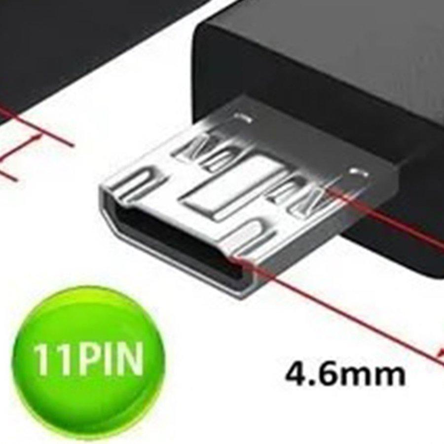 【microUSB 11pin Type】新品 MHL変換ケーブル HDMI 変換アダプタ ケーブル micro USB ブラック : えぶり ...