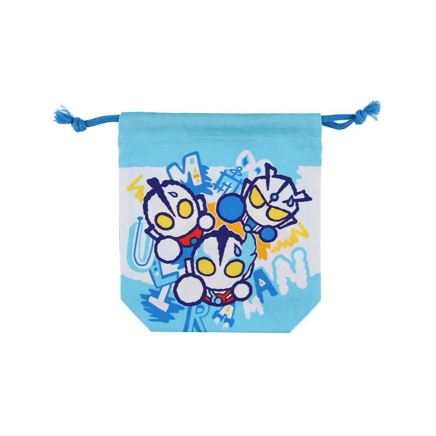 M78ウルトラマン（コップ袋 巾着袋（サックス 800）ストリートアート 《ウルトラマンショップ限定》 : ウルトラショップ ヤフー店 - 通販 - Yahoo!ショッピング