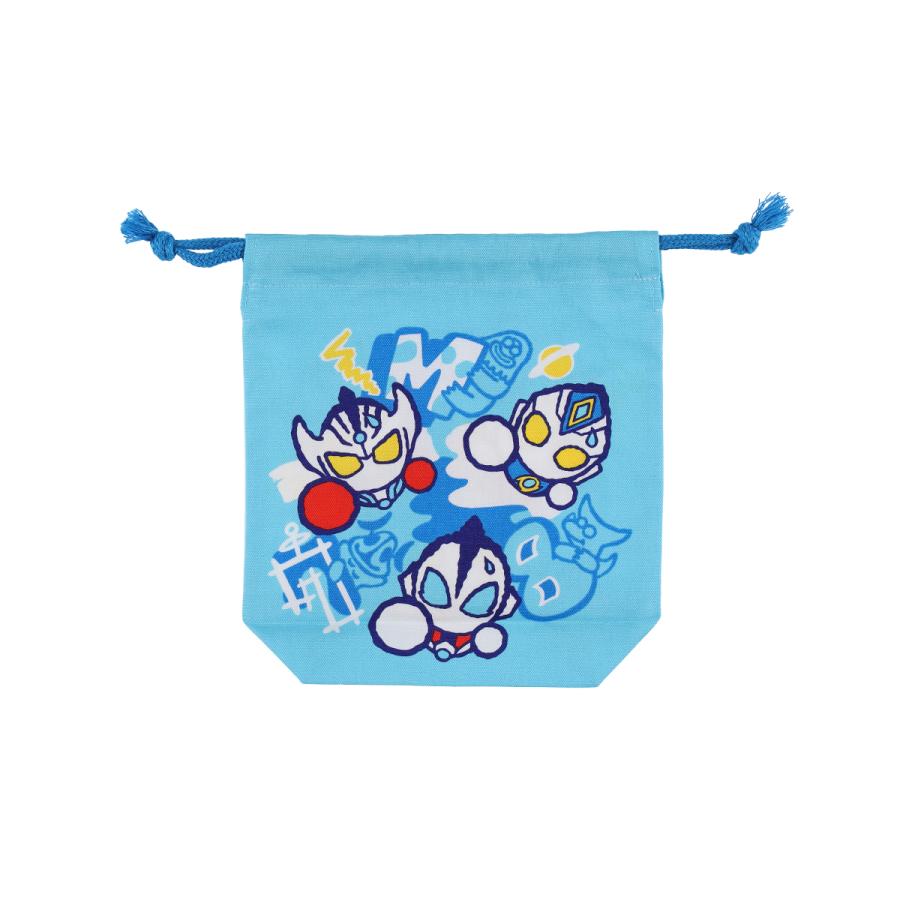 M78ウルトラマン（コップ袋 巾着袋（サックス 800）ストリートアート 《ウルトラマンショップ限定》 : ウルトラショップ ヤフー店 - 通販 - Yahoo!ショッピング