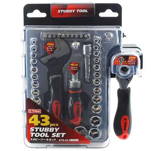 E−Value スタビーツールセット ETS−43 : diy-4977292890632 : MIRO-DRINK - 通販 - Yahoo!ショッピング