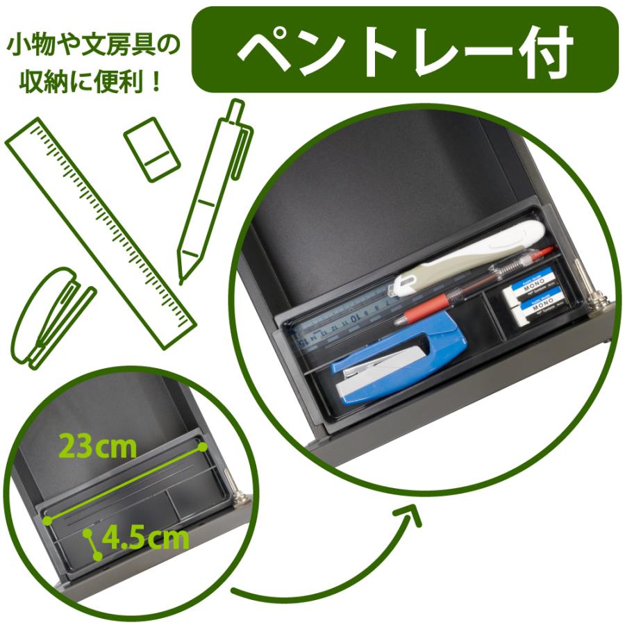 家具のAKIRA デスクワゴン オフィスワゴン 完成品 幅30cm 奥行43cm 高さ63cm キャスター付き 3段 グレー 脇机 スリム BW3-3LP-FGY : 家具のAKIRA ...