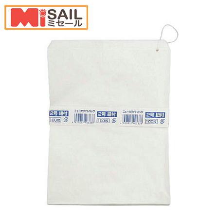 福助工業 ニューホワイトパック 2号 紐付き 500枚 : MiSAIL ミセール - 通販 - Yahoo!ショッピング
