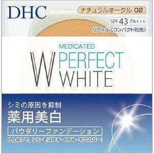 DHC「薬用 PW (パーフェクトホワイト) パウダリーファンデーション リフィル (ナチュラルオークル02) 」10g : mk4511413306420 : ミサキドラッグストア - 通販 ...