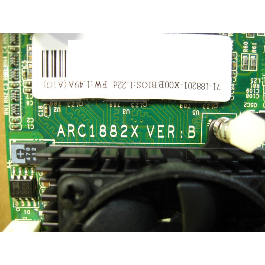 ARECA ARC-1882X Ver:B SAS/SATA RAIDコントローラ 1GB PCI-EX 中古 RAID0/1/5/6 SFF-8088 : ミサオネットワーク・ストア店 ...