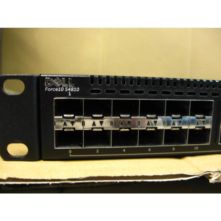 DELL Force10 S4810P-AC 48ポート 10GbE SFP+/4ポート 40G QSFP+ スイッチ 中古 CN ...