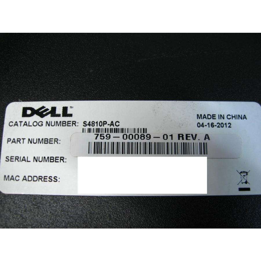 DELL Force10 S4810P-AC 48ポート 10GbE SFP+/4ポート 40G QSFP+ スイッチ 中古 CN ...