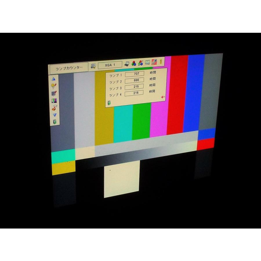 SANYO SANYO LP-XF47・業務用高輝度プロジェクター・15000lm[ランプ時間：707H・215H]リモコン付き[H-XF47 ...