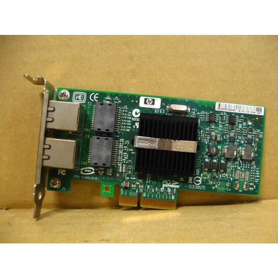 HP NC360T Dual Port Gigabit SEAVER ADAPTER ネットワークカード PCI-EX 中古 ロープロ ...