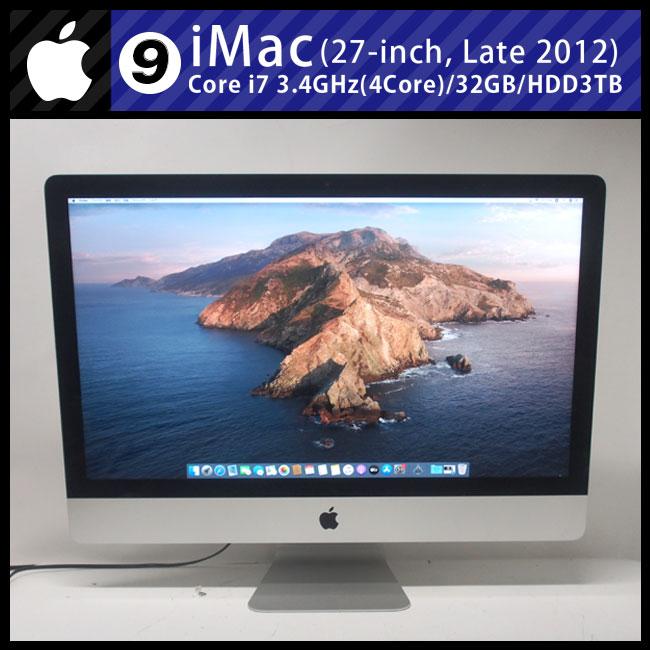 iMac（Apple） ★iMac 27インチ Late 2012・Core i7 3.4GHz(4core)/32GB/Fusion ...